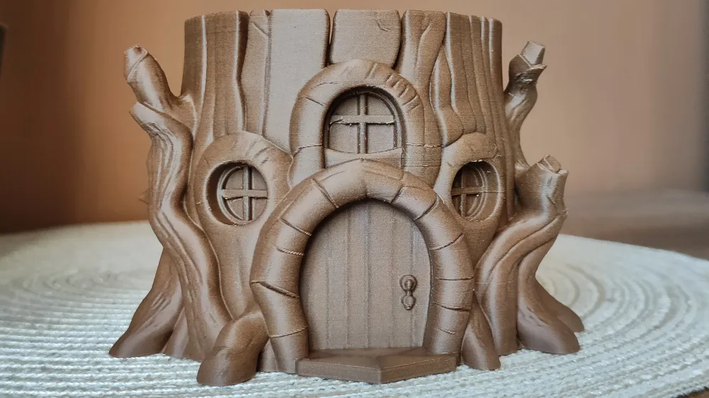 Magical Tree Stump Planter & Organizer - MakerWorld 3D Model | 3Drop