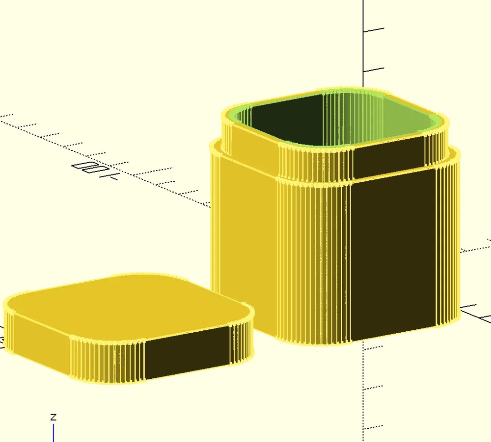 Parametric Simple Containers - Free 3D Print Model - MakerWorld