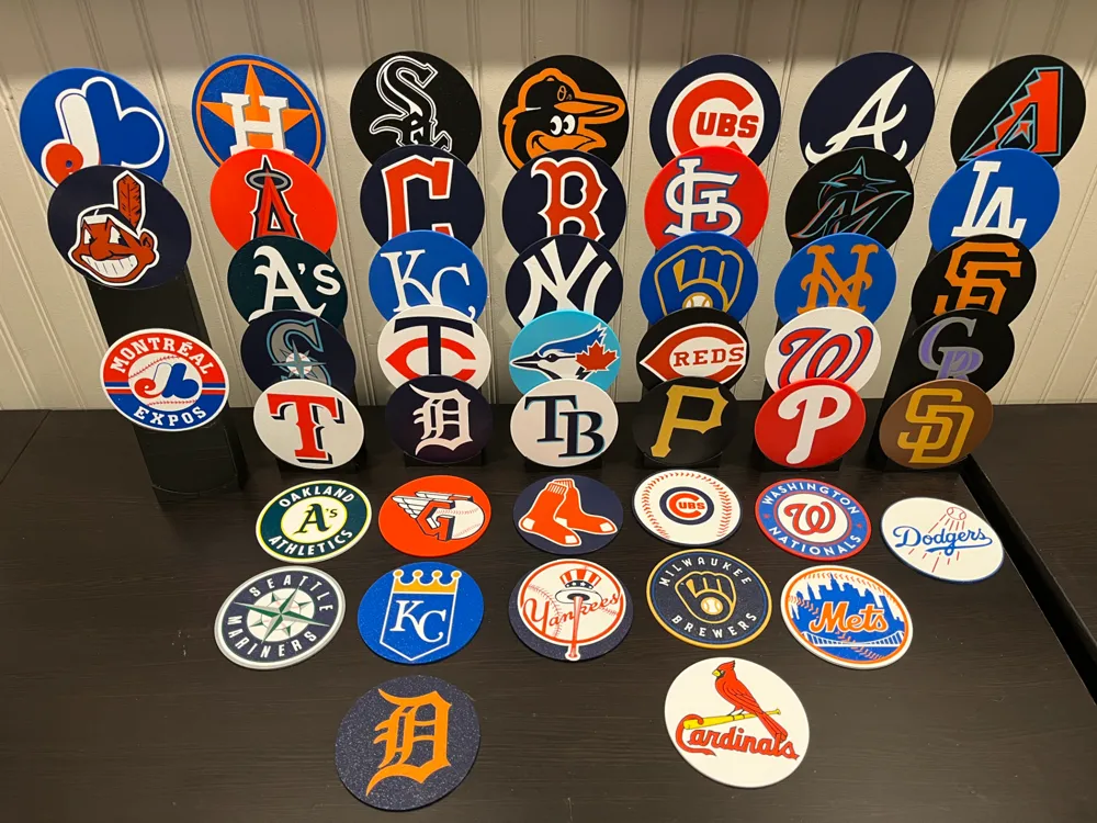 MLB Coasters and Standings stand - Free 3D Print Model - MakerWorld