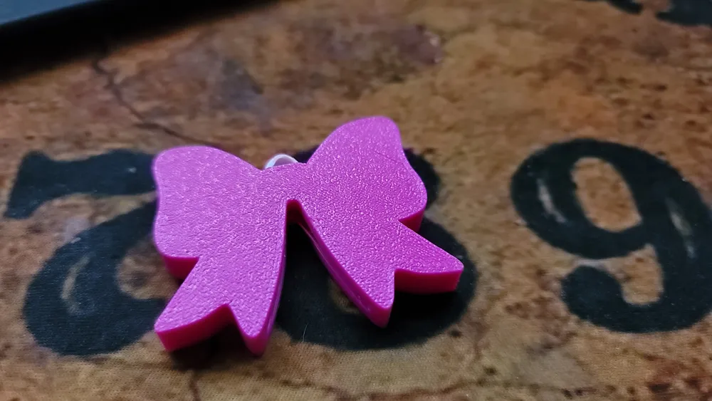 Kawaii Bow Keychain Can Opener | 2 Color - Free 3D Print Model - MakerWorld