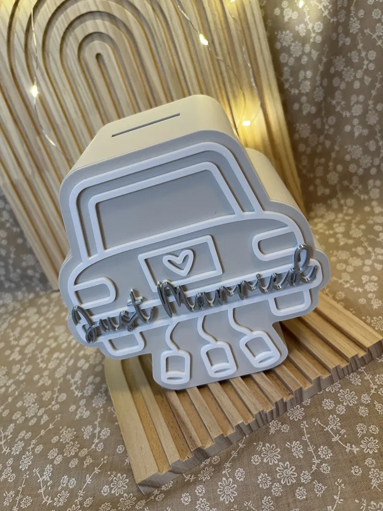 Wedding Money Box Wedding Car - Free 3D Print Model - MakerWorld