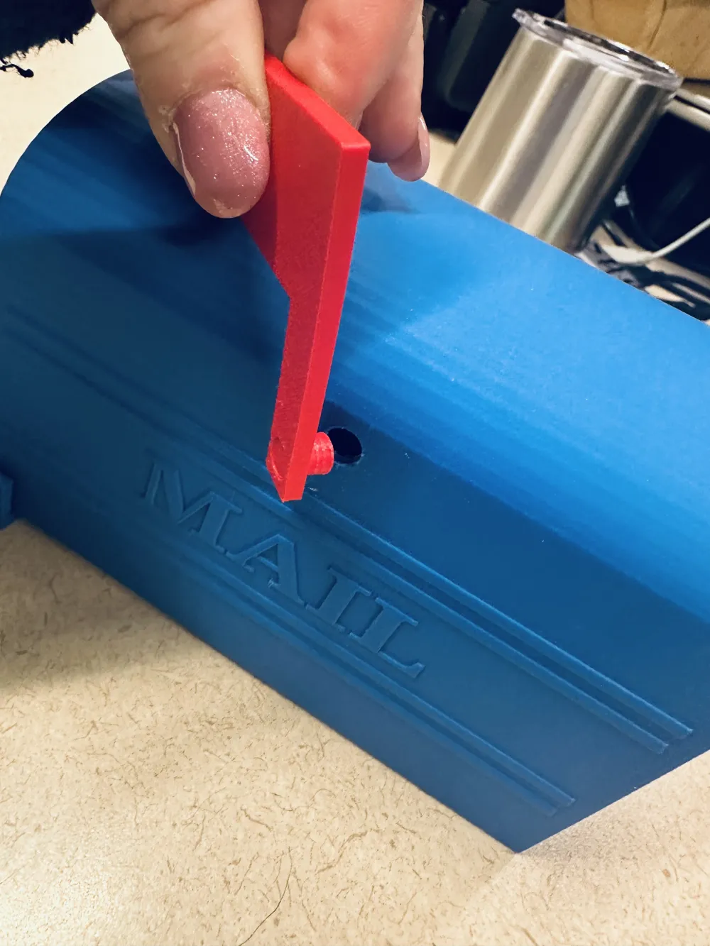 Mailbox With Moving Lid and Flag - Free 3D Print Model - MakerWorld