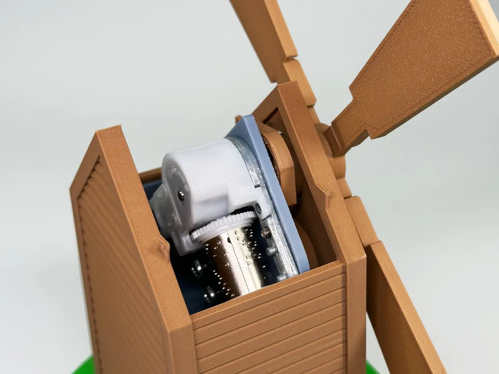 Windmill Music Box (K014) by DDWMAKER MakerWorld: Download Free 3D Models