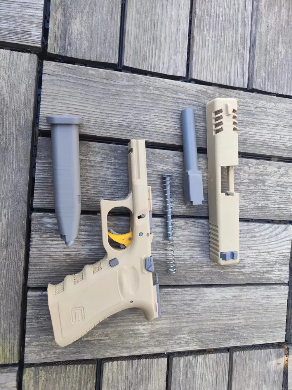 GLOCK G19 Hollow Model Glock 19 Full Function Movable Model by 彩虹 in ...