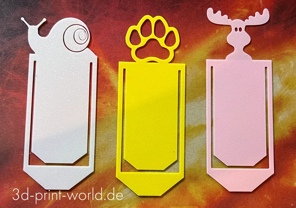Animal Bookmarks - Free 3D Print Model - MakerWorld
