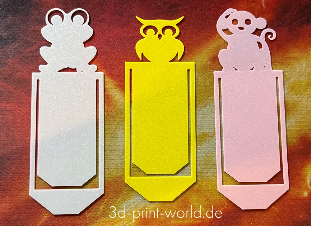 Animal Bookmarks - Free 3D Print Model - MakerWorld