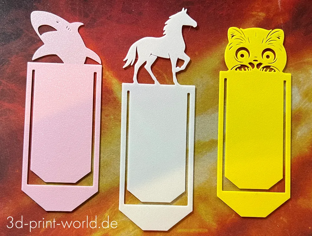 Animal Bookmarks by 3D-Print-World MakerWorld: Download Free 3D Models
