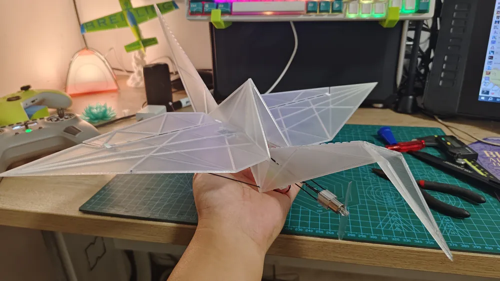 [Remote Control Aircraft] Flying Paper Crane by 极尘悦 MakerWorld ...