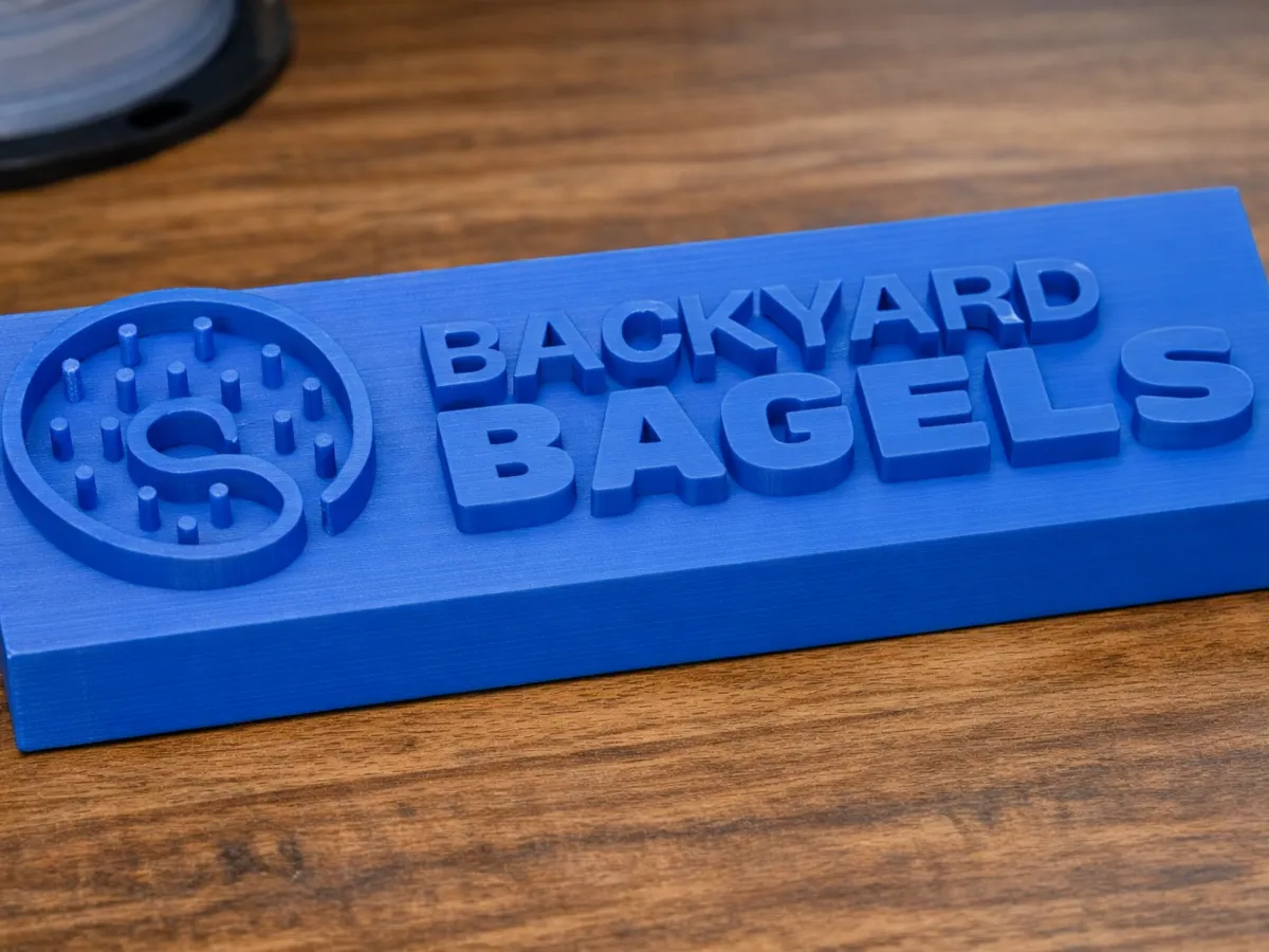 Backyard Bagels Stamp - Free 3D Print Model - MakerWorld