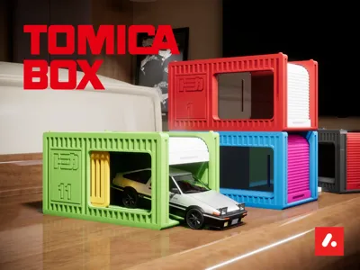 TOMICA BOX Storage Case by Ren_Studio - MakerWorld
