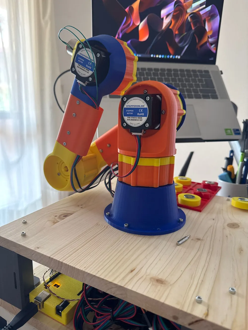 Arduino Stepper Robotic Arm - Free 3D Print Model - MakerWorld