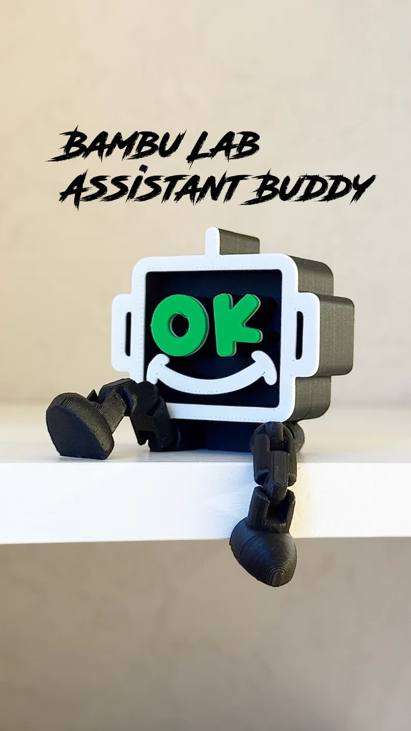 Bambu Lab Assistant Buddy - Articulated & No AMS by 3Dmudel.ee - MakerWorld