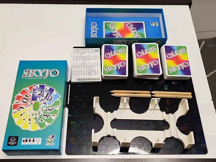 Skyjo Card Game Insert / Organizer - Free 3D Print Model - MakerWorld