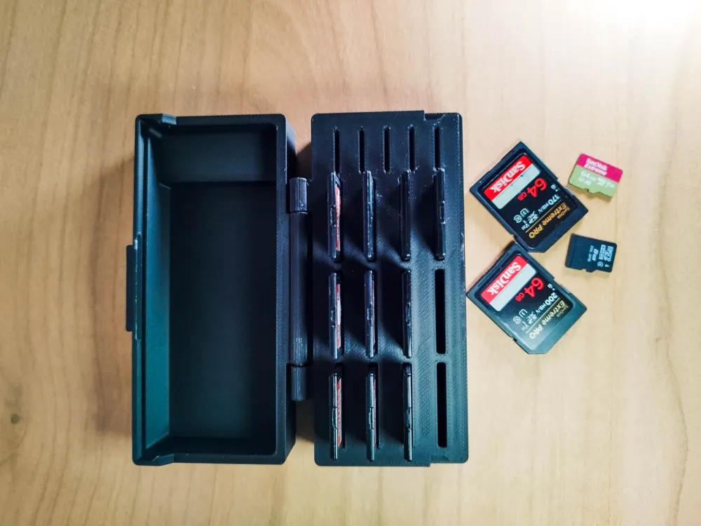 SD Card Storage Box – Holder for SD and microSD by 7CUTS MakerWorld ...