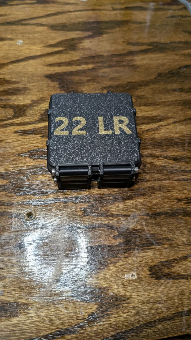 22LR 100rnd Ammo Box with removable tray by Squatch - MakerWorld