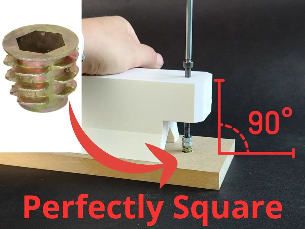 Guide Doggo - Threaded Insert Jig by Jimmy21 MakerWorld: Download Free ...