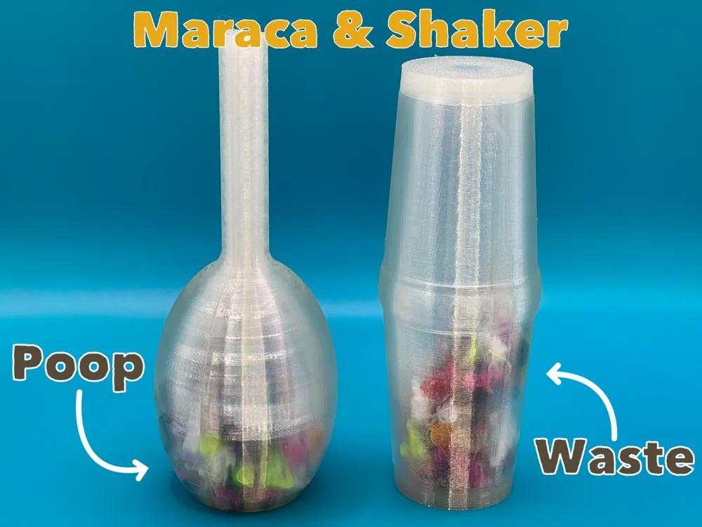 Maraca & Shaker Musical Poop Waste Instruments by MalcTheOracle ...