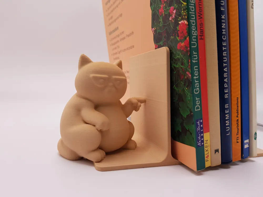 Cool Cat Bookend | Cool Cat Bookend by T-F88 MakerWorld: Download Free ...
