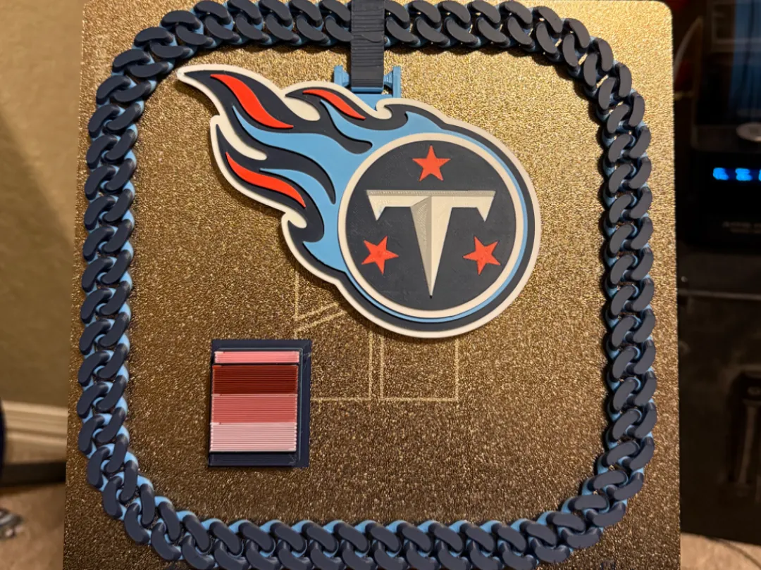 Tennessee Titans Sports Chain - Free 3D Print Model - MakerWorld
