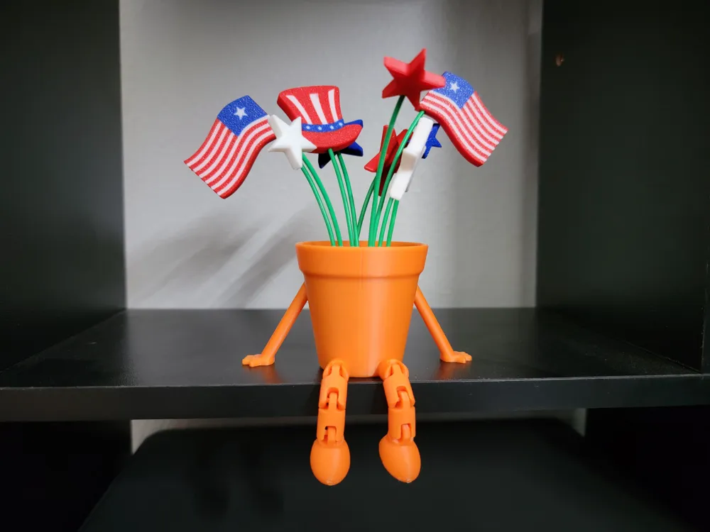 Articulated Pot - 4th of July/Independence day by Tresca3D MakerWorld ...