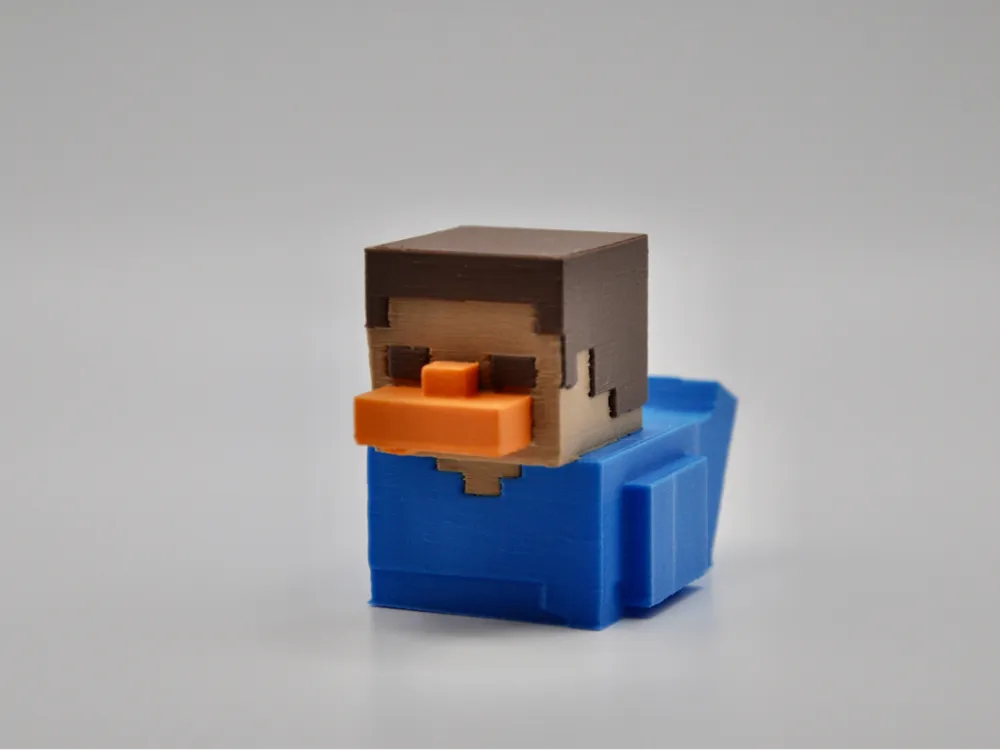 Minecraft Steve Duck by M2 Design MakerWorld: Download Free 3D Models