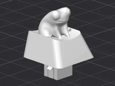 Membrane Keyboard Keycap Fred the Frog - Free 3D Print Model - MakerWorld