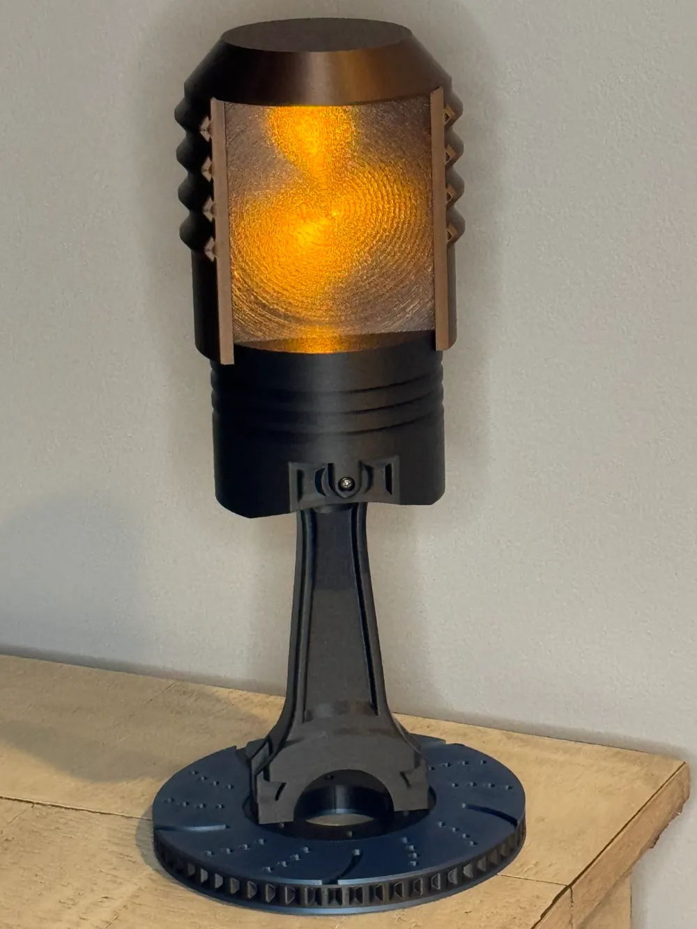 Piston Cutaway Lamp - Mid-Explosion Effect by ozarkexpeditions ...