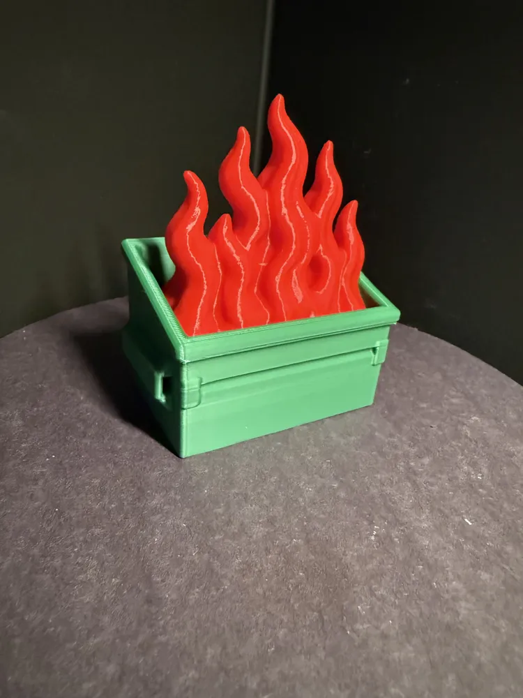 Dumpster Fire - Free 3D Print Model - MakerWorld