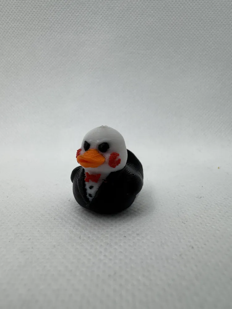 Jigsaw Ducky | Mini Pocket Horror Duck - Free 3D Print Model - MakerWorld