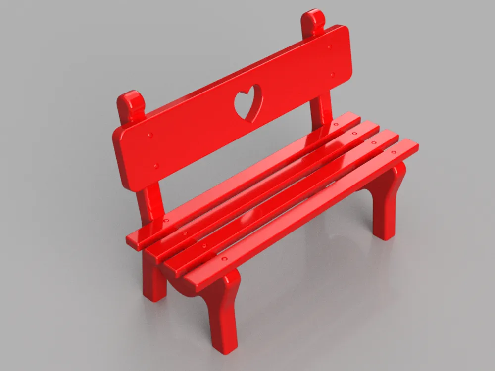 Garden Bench - Free 3D Print Model - MakerWorld
