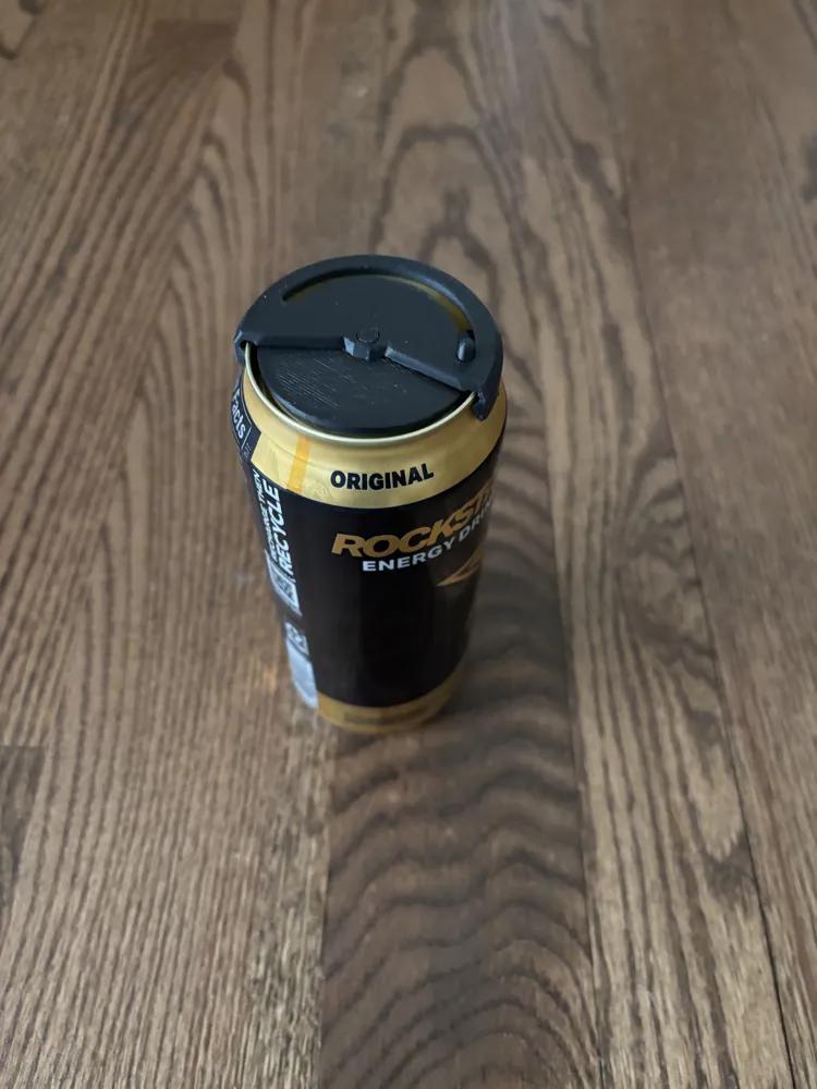 soda / beer can sliding lid - Free 3D Print Model - MakerWorld