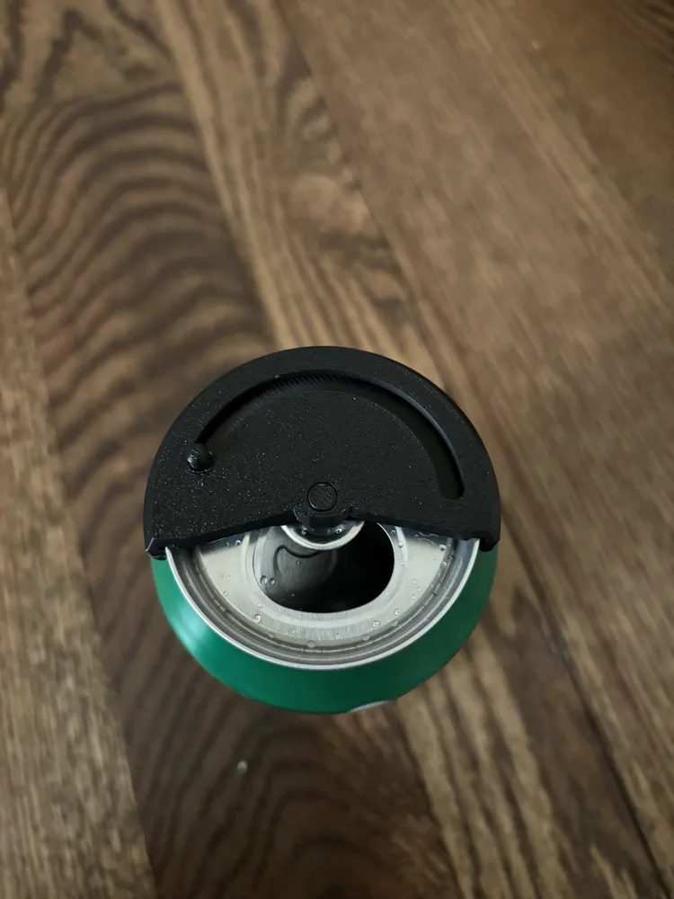 soda / beer can sliding lid - Free 3D Print Model - MakerWorld