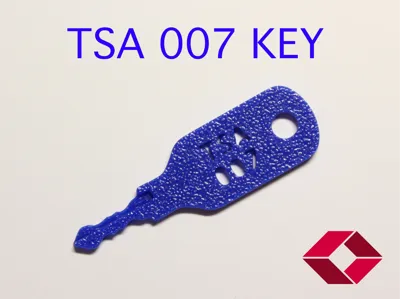 TSA 007 Key by FGorgo - MakerWorld