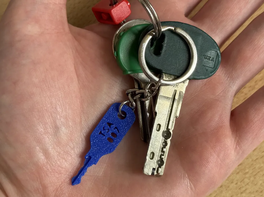 TSA 007 Key - Free 3D Print Model - MakerWorld