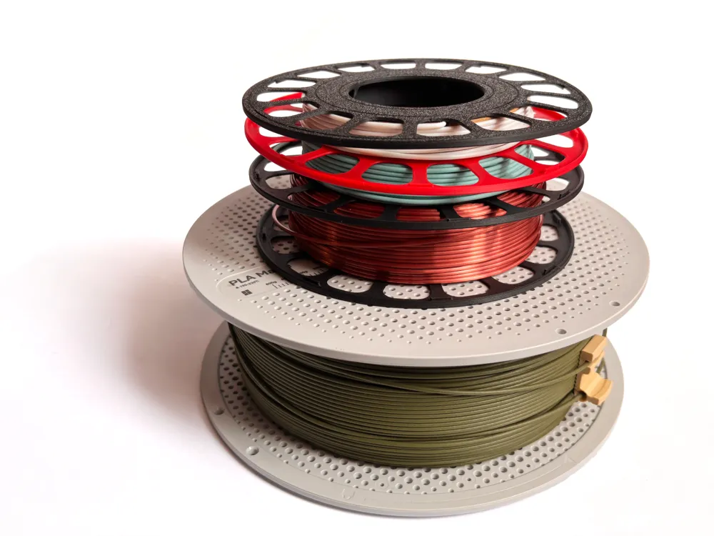 Mini Spool with Dividers - Bambu Cardboard Core by PerlaForm - MakerWorld