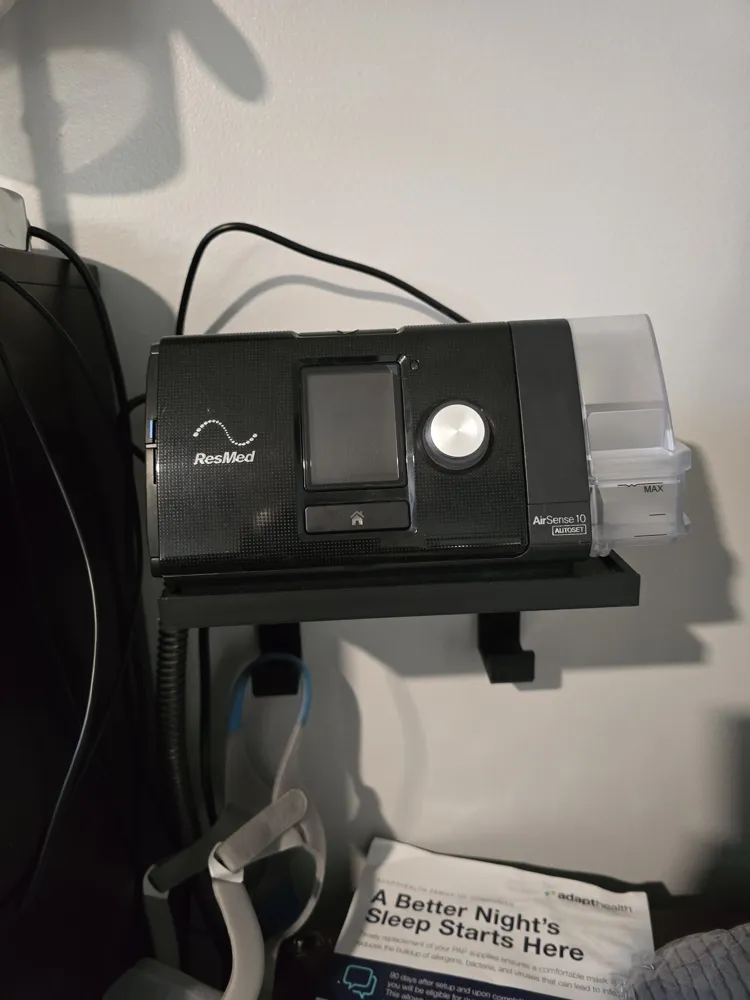Wall Mounted Cpap Holder - Free 3D Print Model - MakerWorld