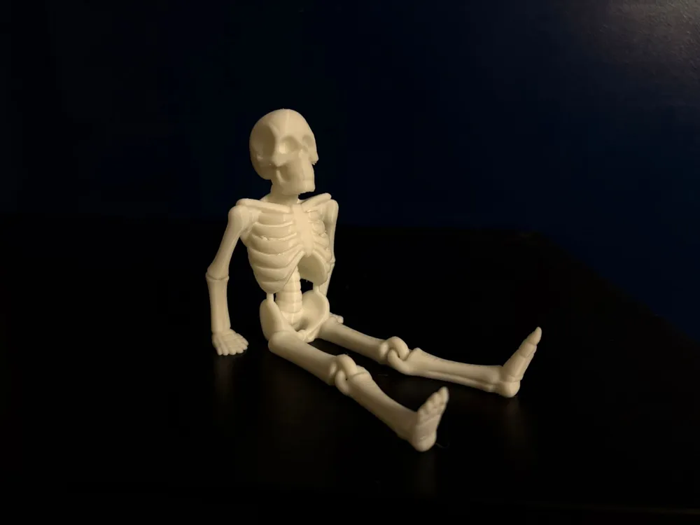 Siting skeleton-articulated - Free 3D Print Model - MakerWorld