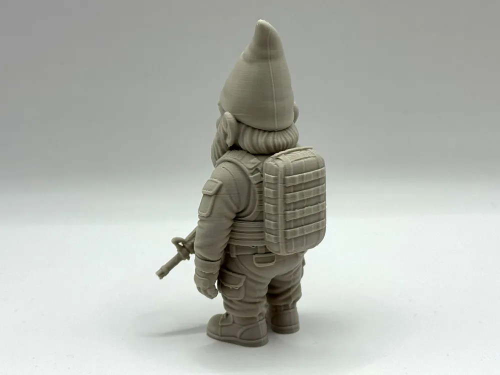Special Ops Garden Gnome by Stigern MakerWorld: Download Free 3D Models