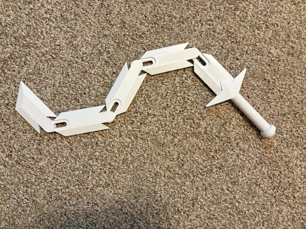 Whip Sword (collapsible) - Free 3D Print Model - MakerWorld