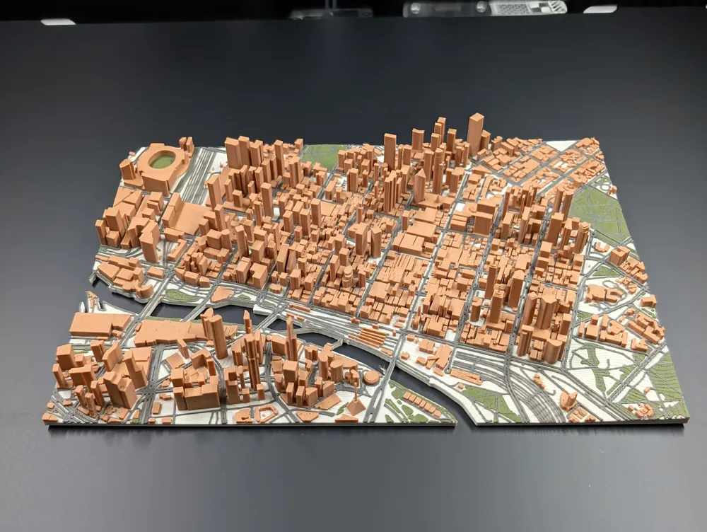 Melbourne Australia 3D Miniature - Free 3D Print Model - MakerWorld