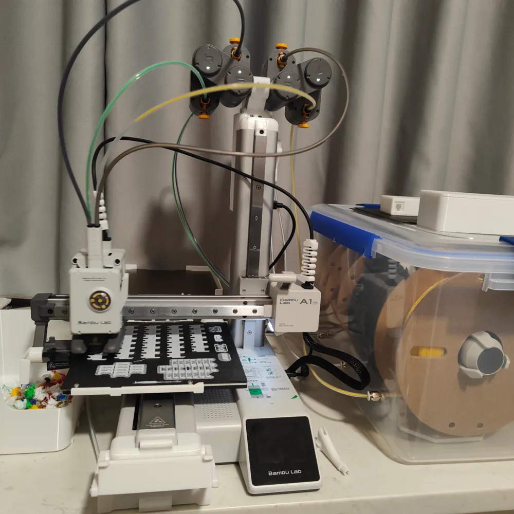 Top mount for AMS lite for A1 mini auto bed leveling kit by Rayedge ...