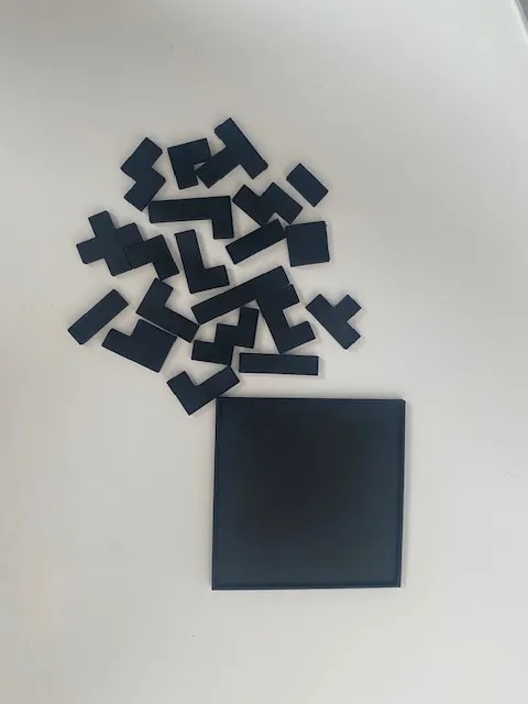 Puzzle on a square board. 20 pieces - for kids by Bartosz Jóźwiak ...
