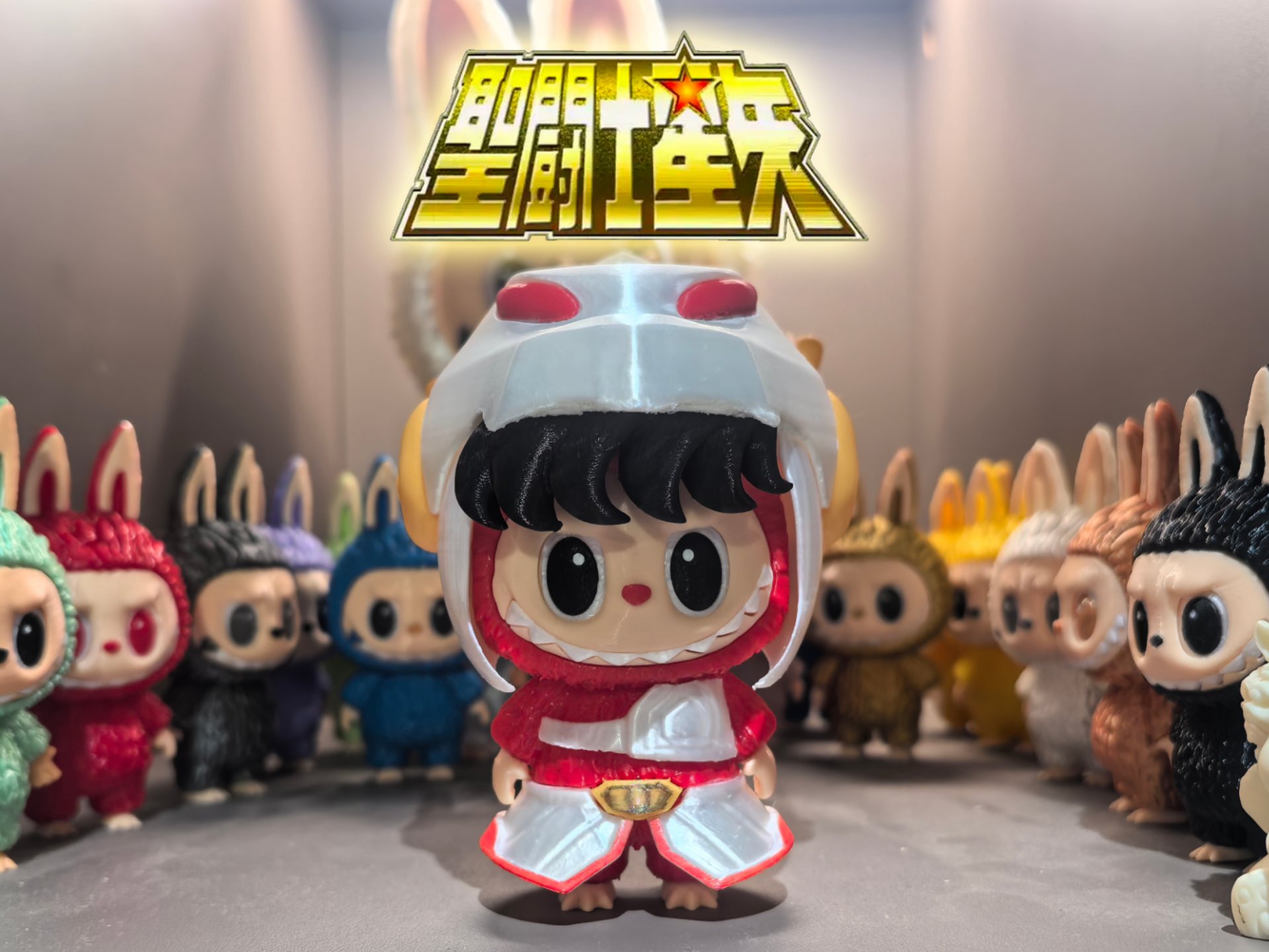 Saint Seiya muñeco pequeño de cosplay Labubu LABUBUA Labubu por Formix ...