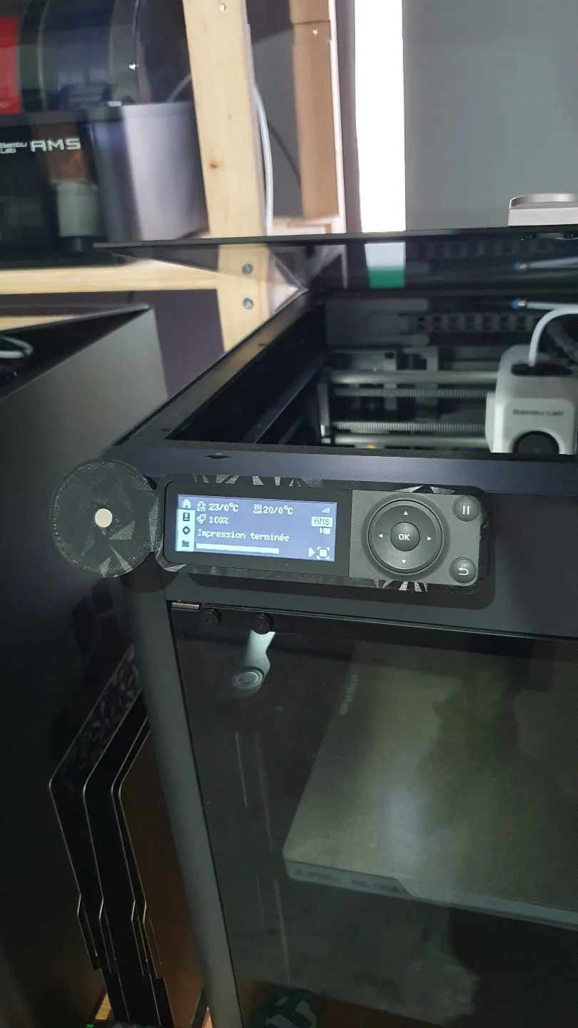 P1S & P1P Screen Bezel with editable printer numbers by RTRIGO3D ...