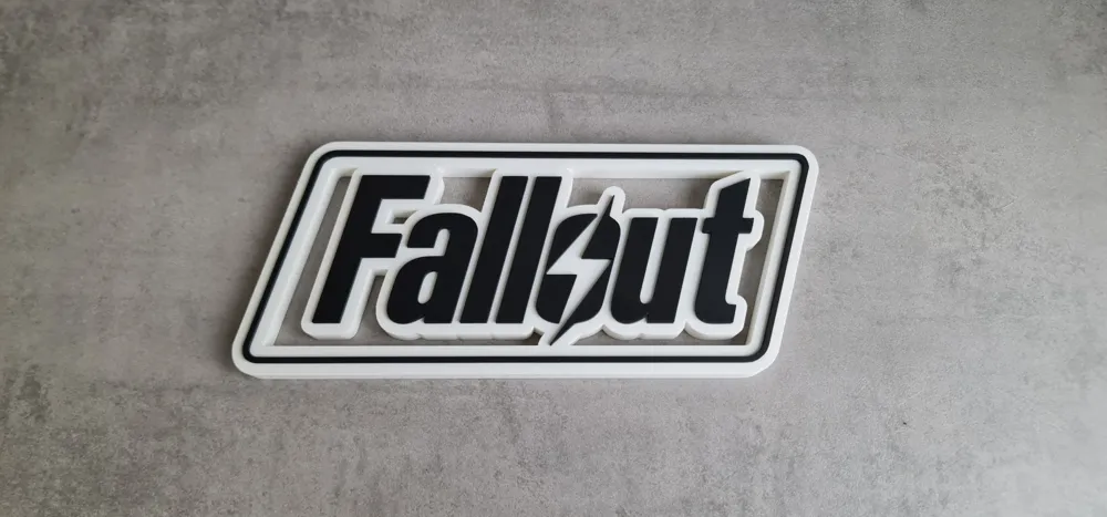 Logo / panneau Fallout - Modèle d'Impression 3D Gratuit - MakerWorld