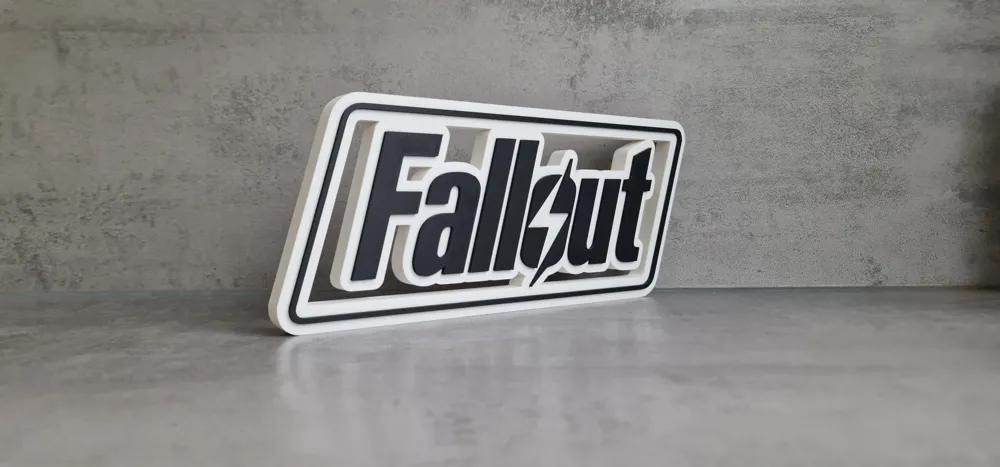 Logo / panneau Fallout - Modèle d'Impression 3D Gratuit - MakerWorld