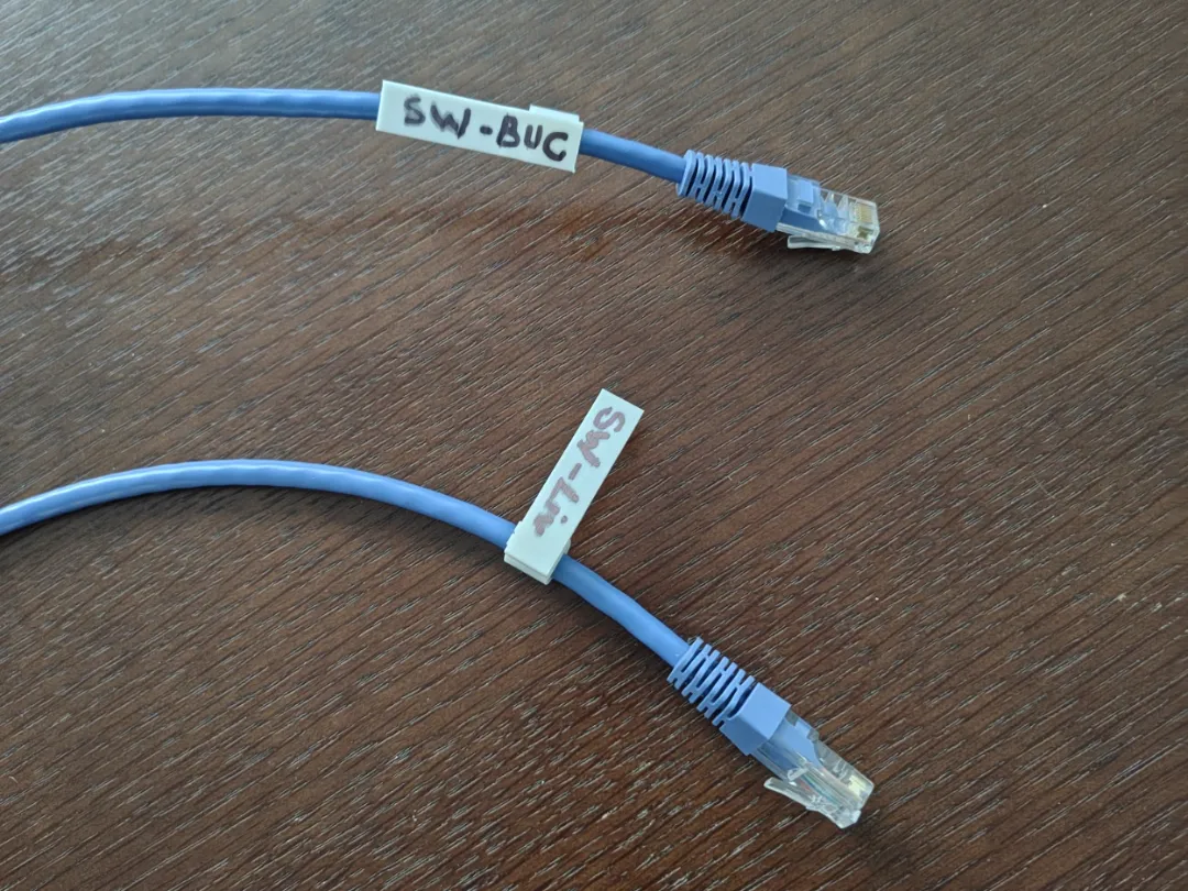 Removable UTP cable label - Free 3D Print Model - MakerWorld