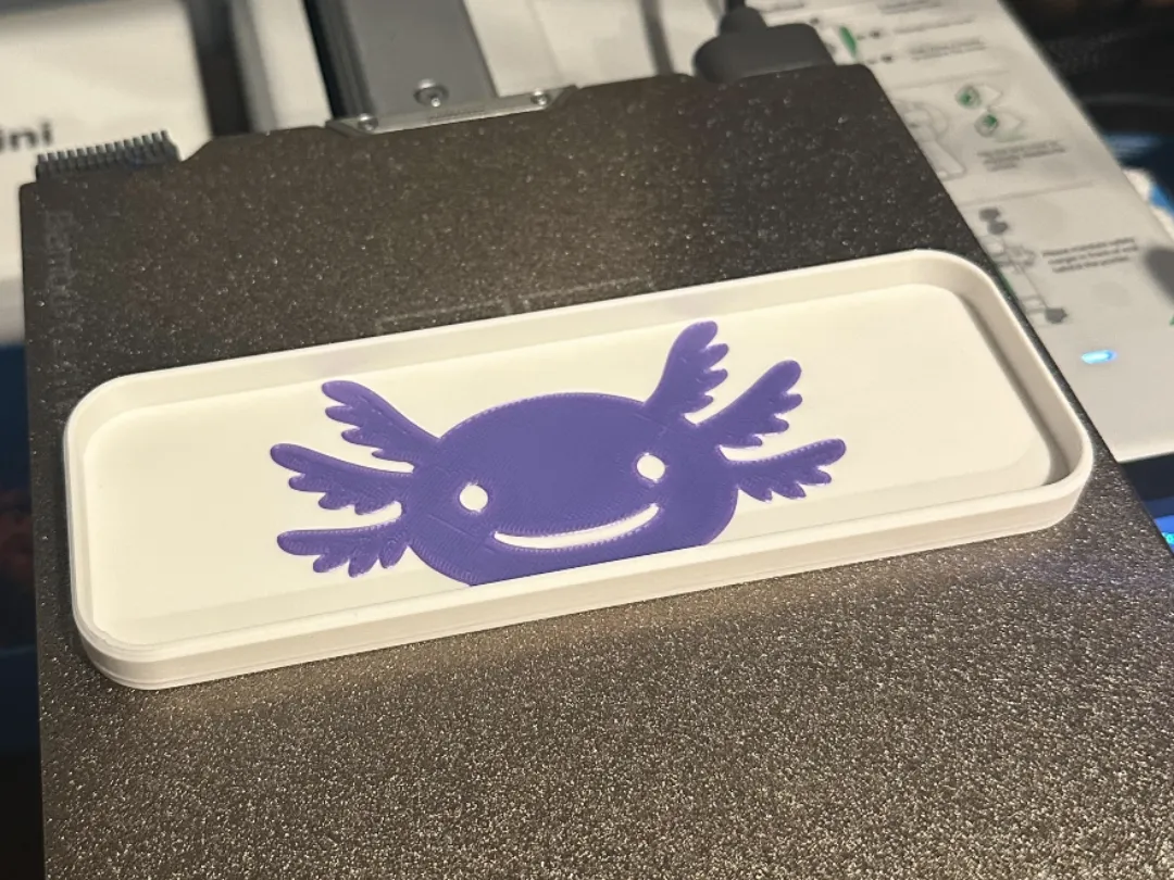 Axolotl Glasses Tray - Free 3D Print Model - MakerWorld