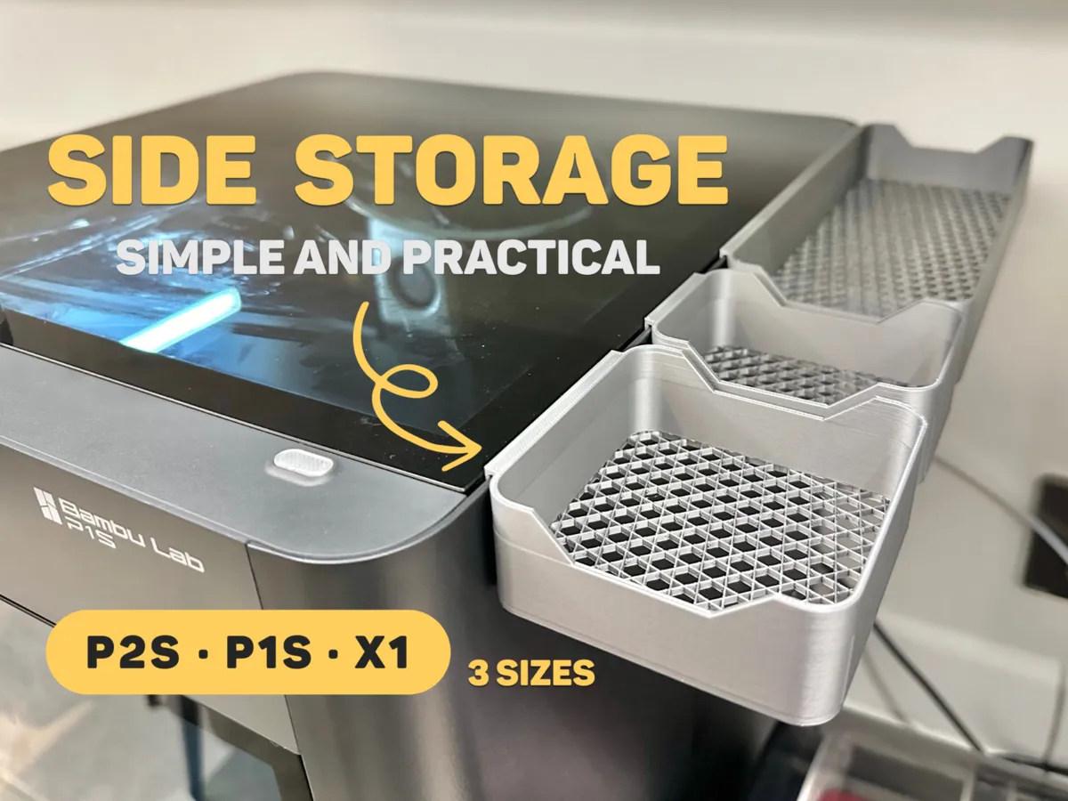 Printer Side Storage - Free 3D Print Model - MakerWorld