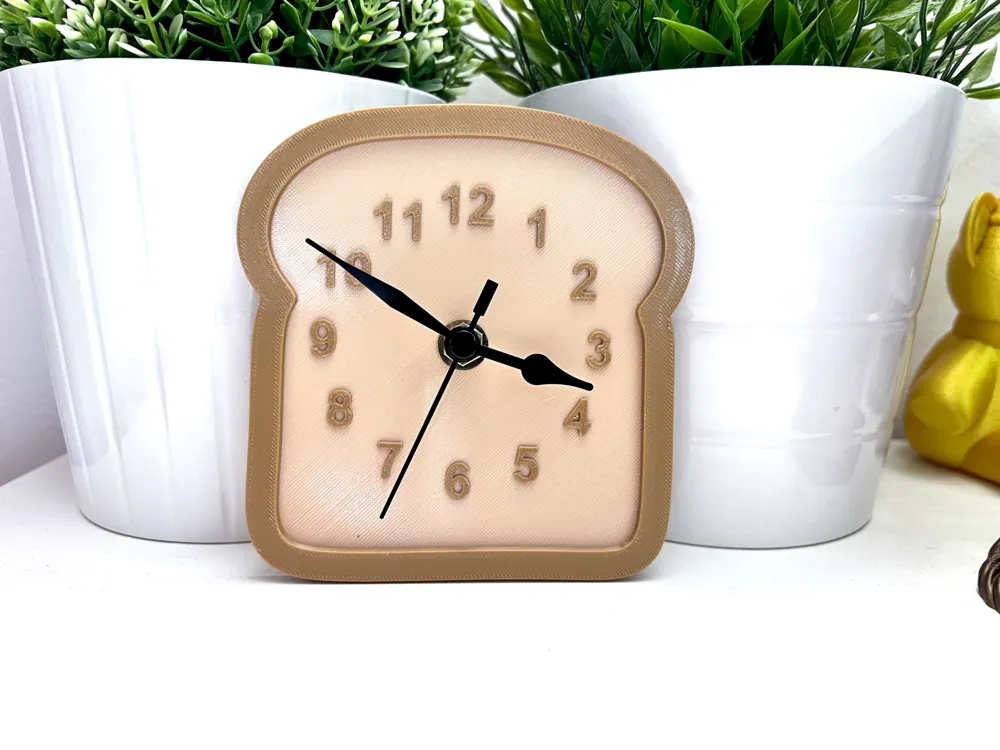 Toast clock by 3D servis - MakerWorld